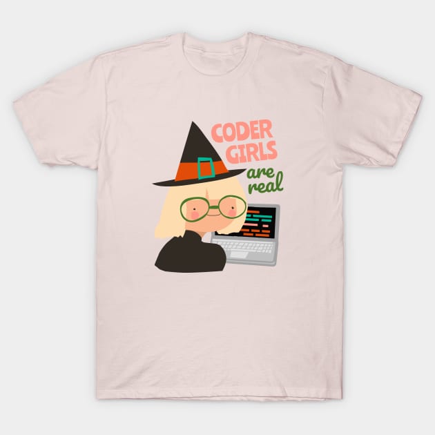 Coder girls are real - Programmer Girl - T-Shirt | TeePublic